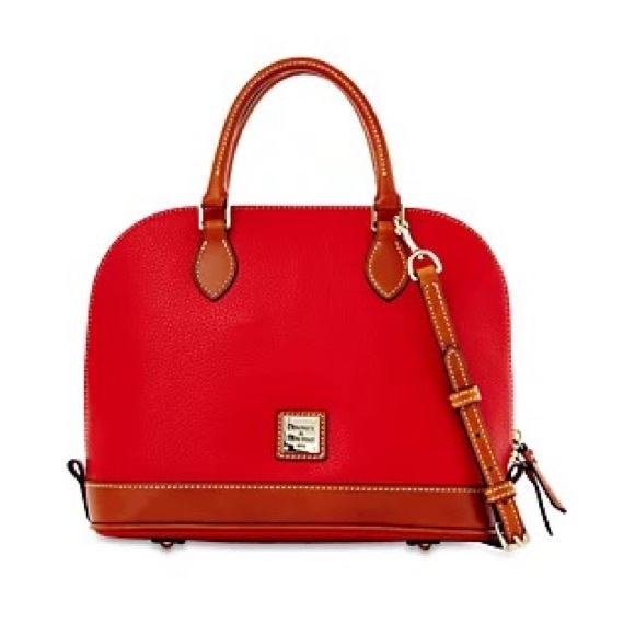 Dooney & Bourke | Bags | Dooney And Bourke Red Bag With Handles And ...
